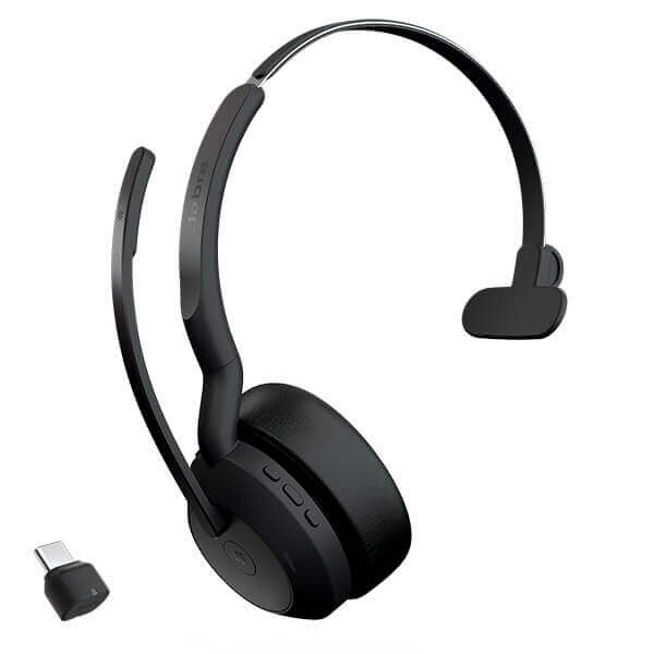 Jabra Evolve2 55 USB-C MS Mono Bluetooth Headset | 25599-899-899 ...